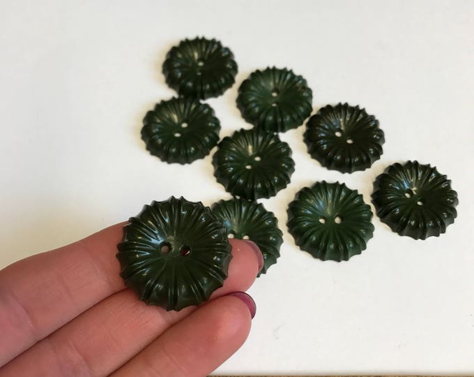 Set Vintage Plastic Flower Buttons - Etsy
