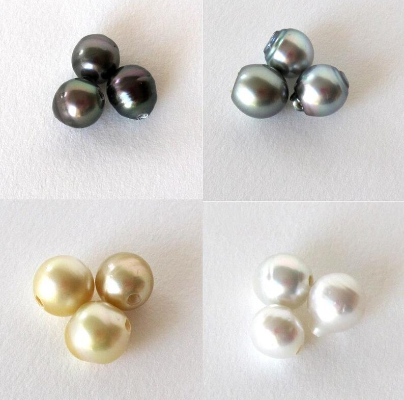 Tahitian Pearls Necklace Drop Pearl Necklace Hawaiian - Etsy