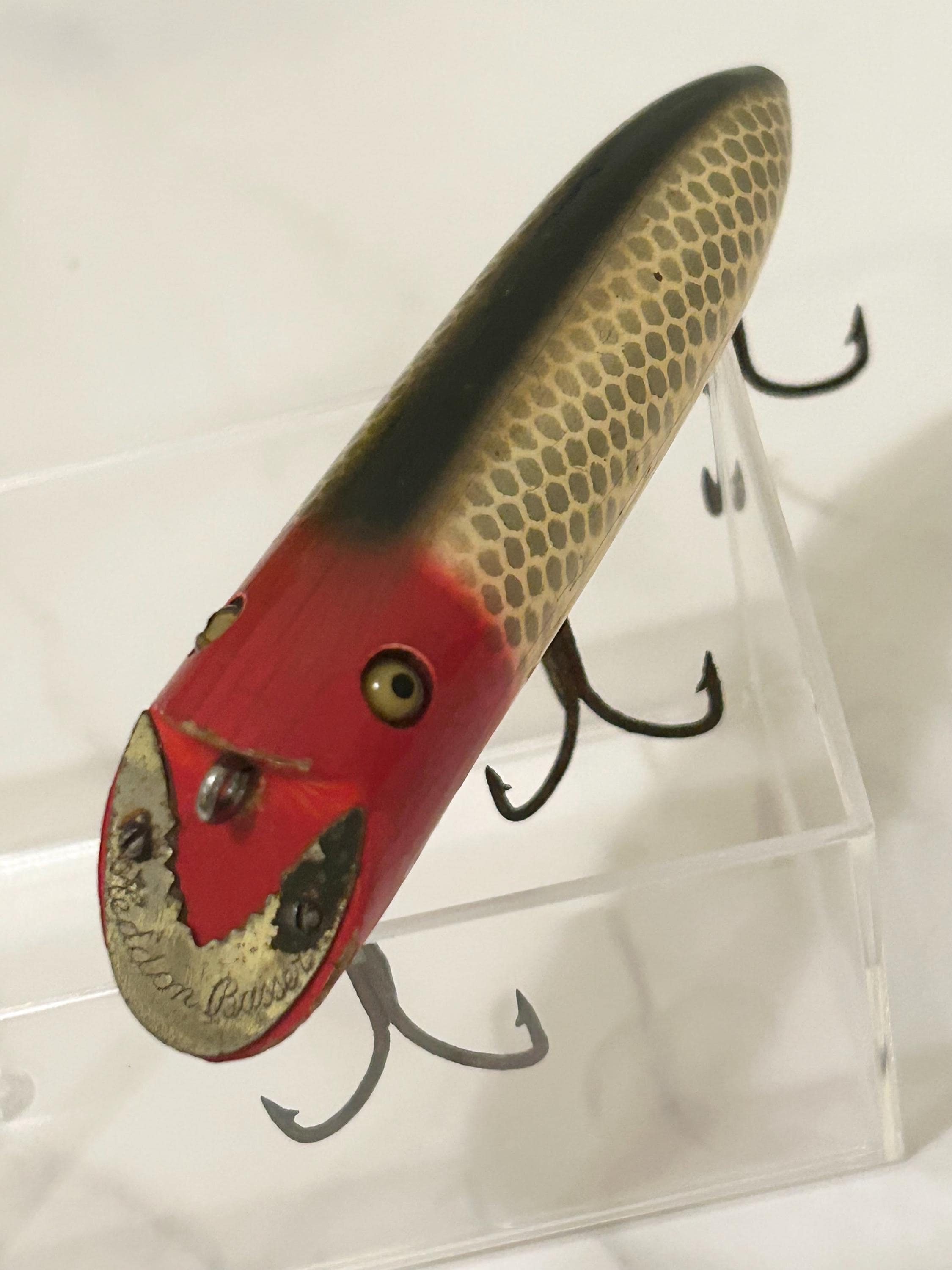 Vintage HEDDON Basser Fishing Lure - Etsy