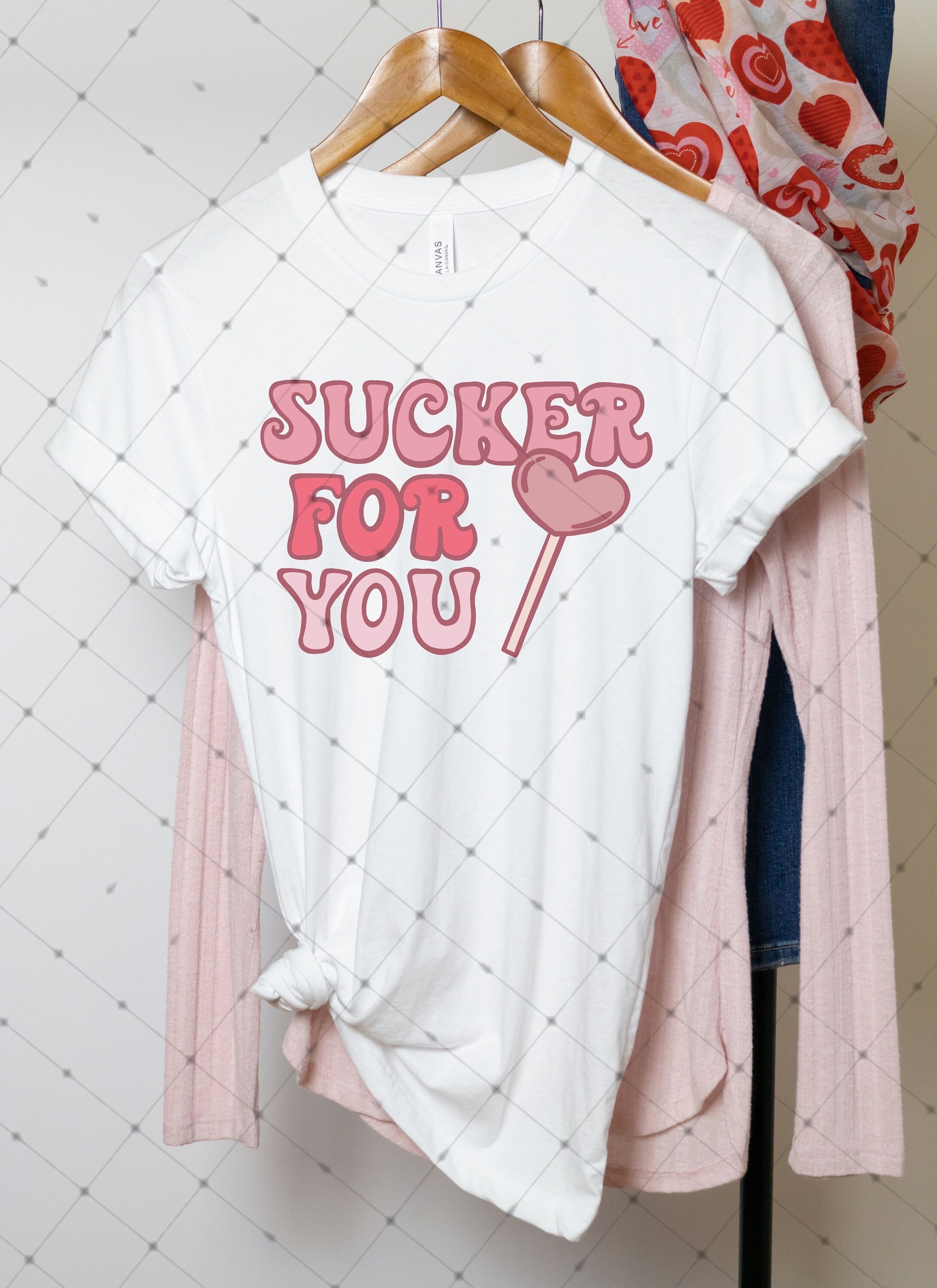 Valentines Day Sucker for You SVG PNG Digital File Cute Pun Shirt - Etsy