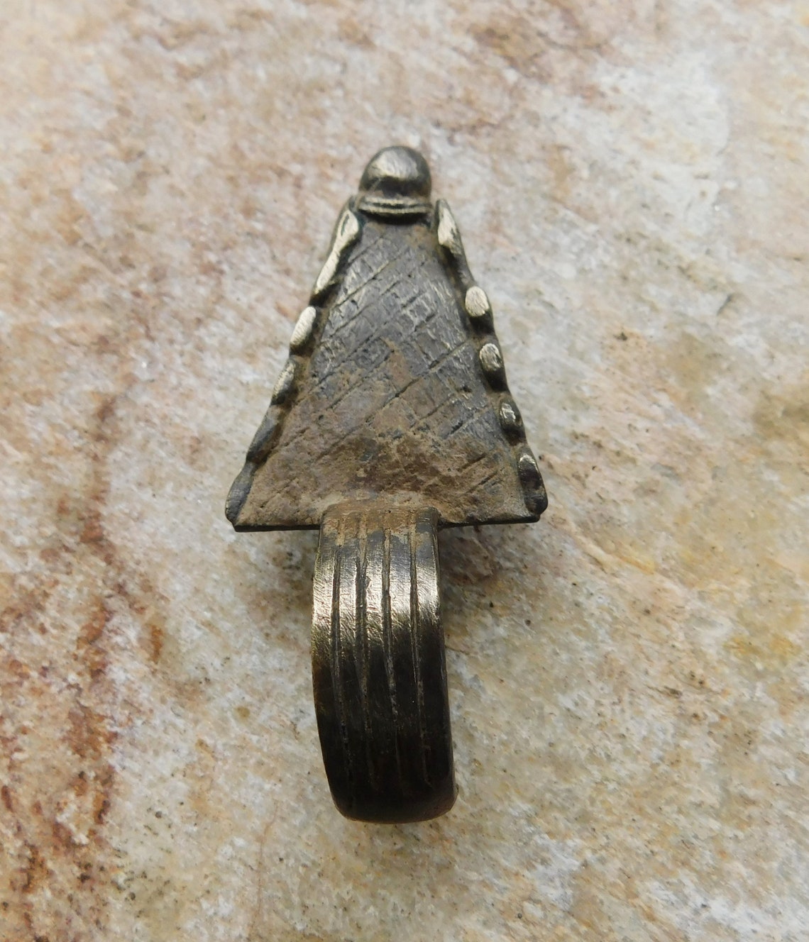 Vintage Lobi Tribal Brass Ringafrican Tribal Jewelryburkina | Etsy