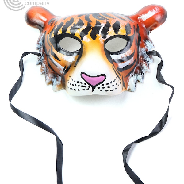 Tiger Face Mask - Etsy