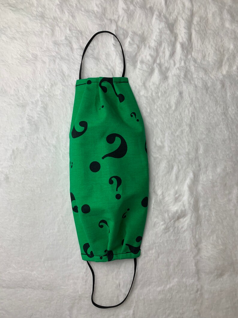 The Riddler Batman face mask Cosplay Mask Handmade in USA | Etsy