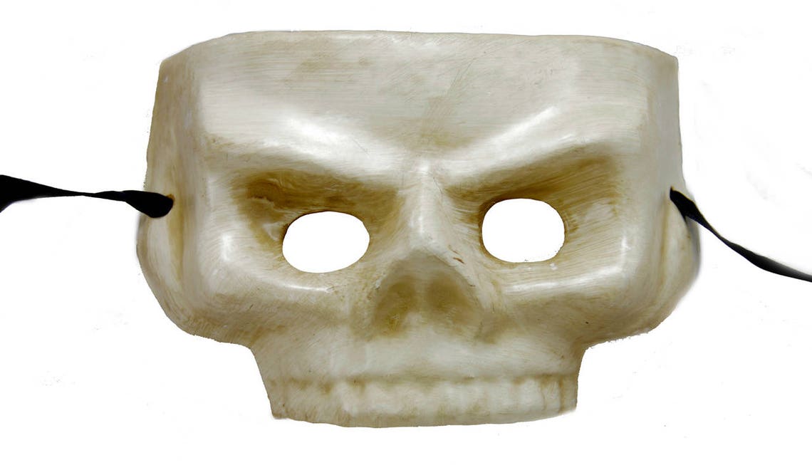 Antique Skull Mask - Etsy