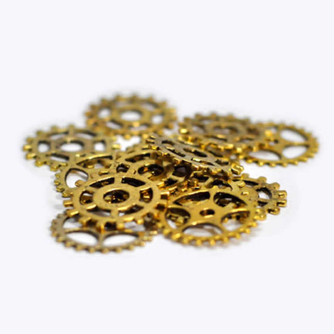 40 Piece Gold Cog Set - Etsy