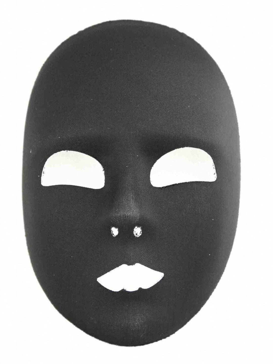 Black Full Face Masquerade Mask - Etsy