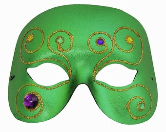 Emerald Green Masquerade Mask Women Masquerade Ball Masks Green Women ...