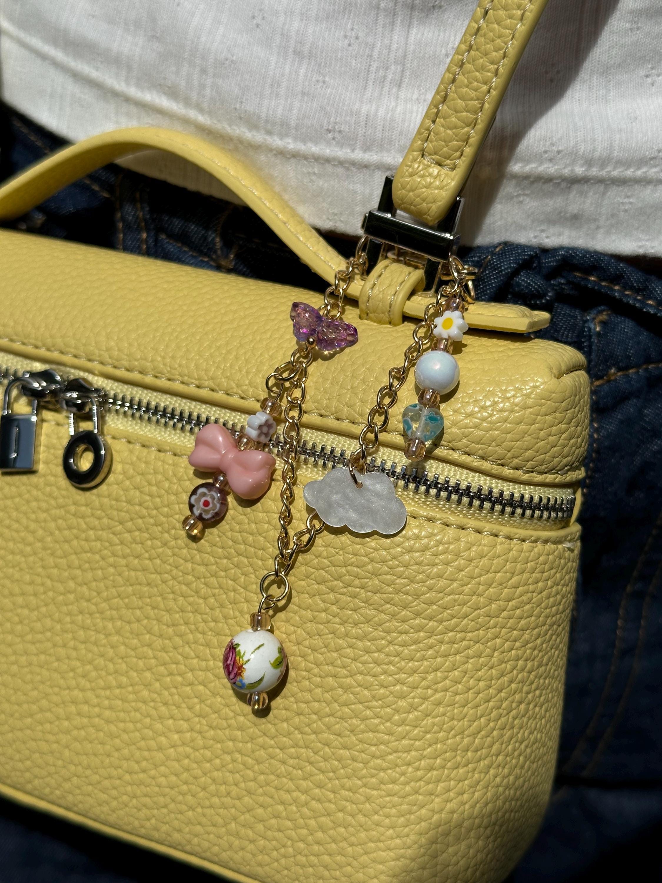 Medium Mixed Bag Charm- Unique Handmade One-of-a-kind Bag Charm ...