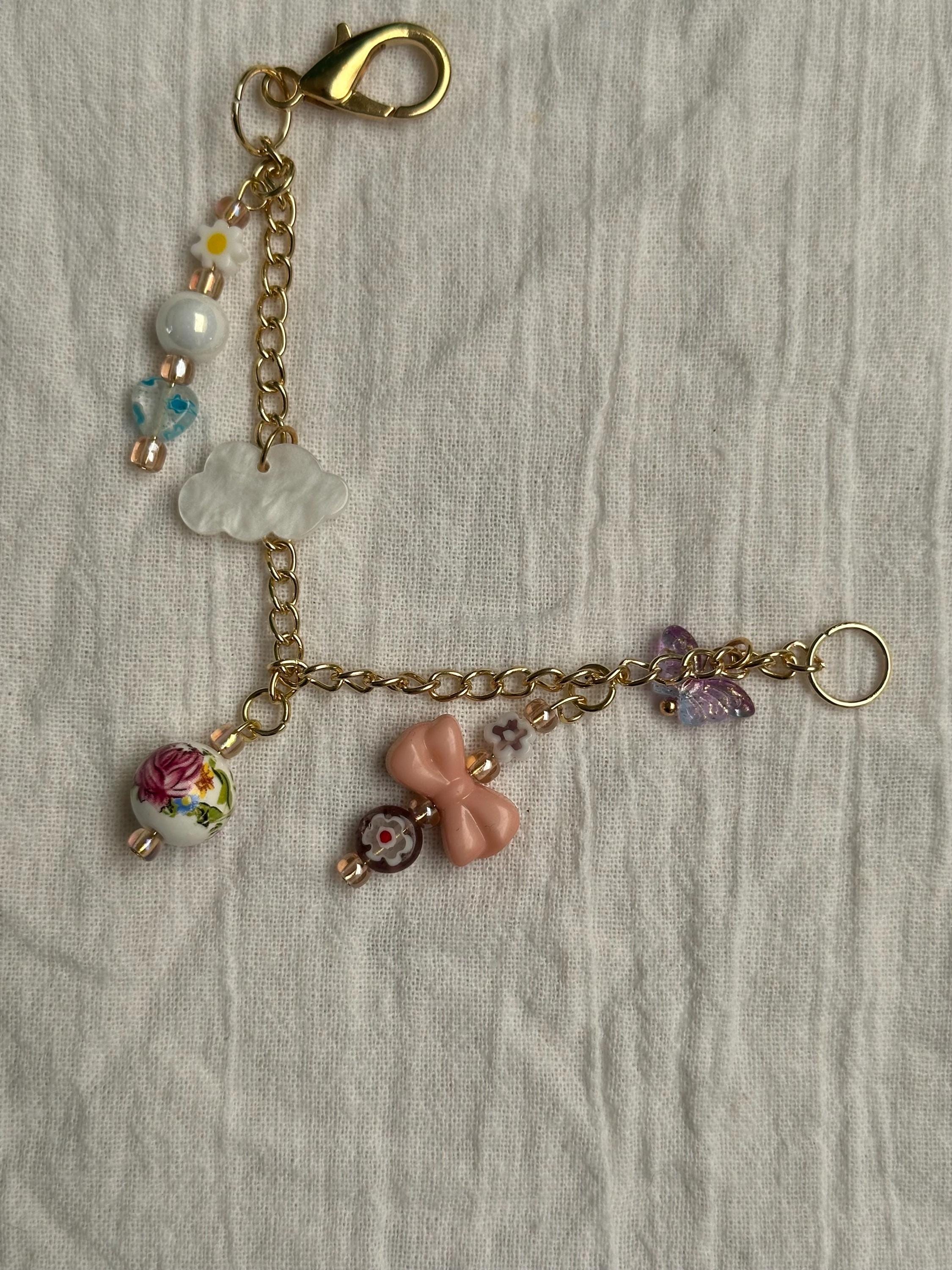 Medium Mixed Bag Charm- Unique Handmade One-of-a-kind Bag Charm ...
