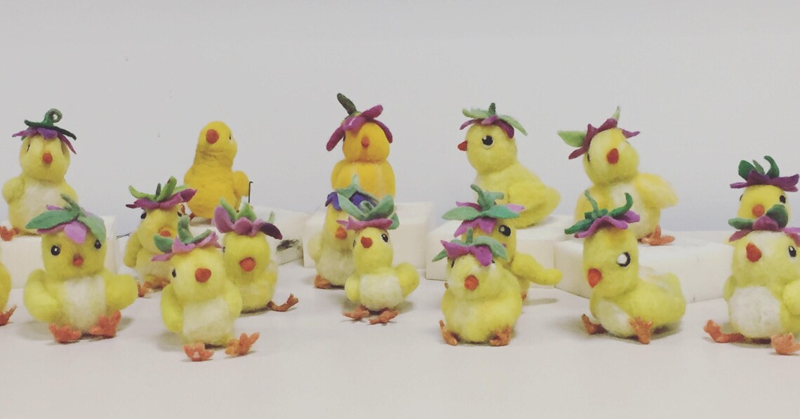 Kit: Needle Felted Chick - Etsy