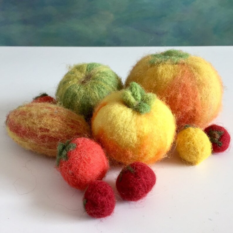 Kit: Needle Felted Heirloom Tomato - Etsy