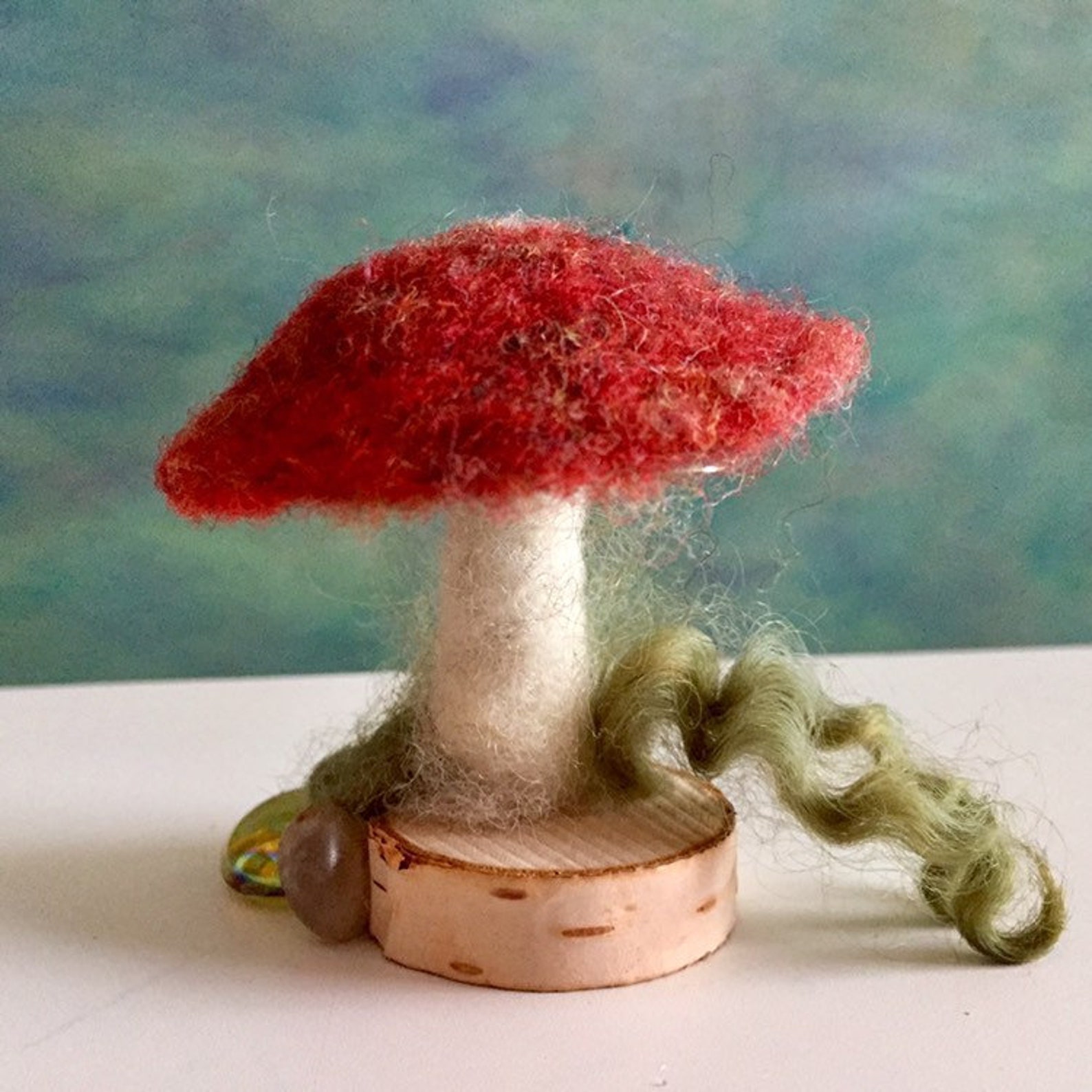 Kit: Needle Felted Mushroom - Etsy