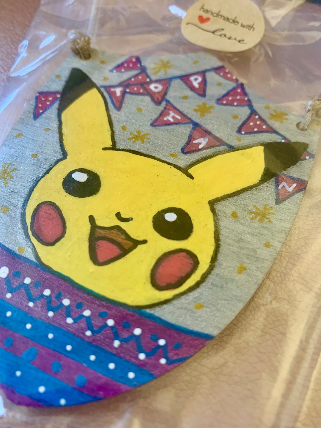 Pokémon Pikachu Mini Plaque Top Fan Plaque - Etsy