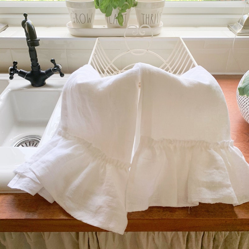 Ruffle Towel - Etsy