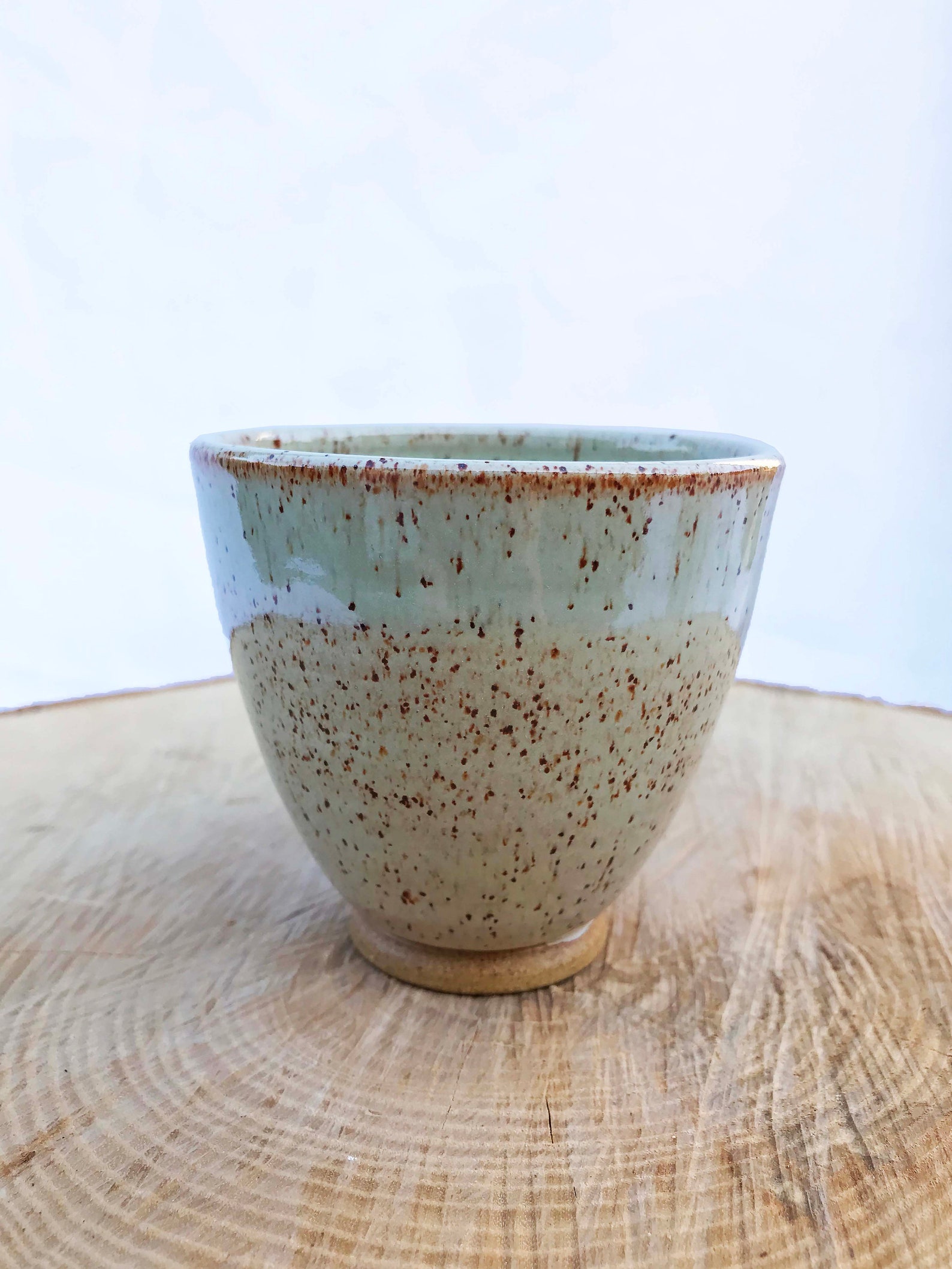 Pottery Cup. Handmade Tea Cup Hand Made Stoneware Tea Cup - Etsy