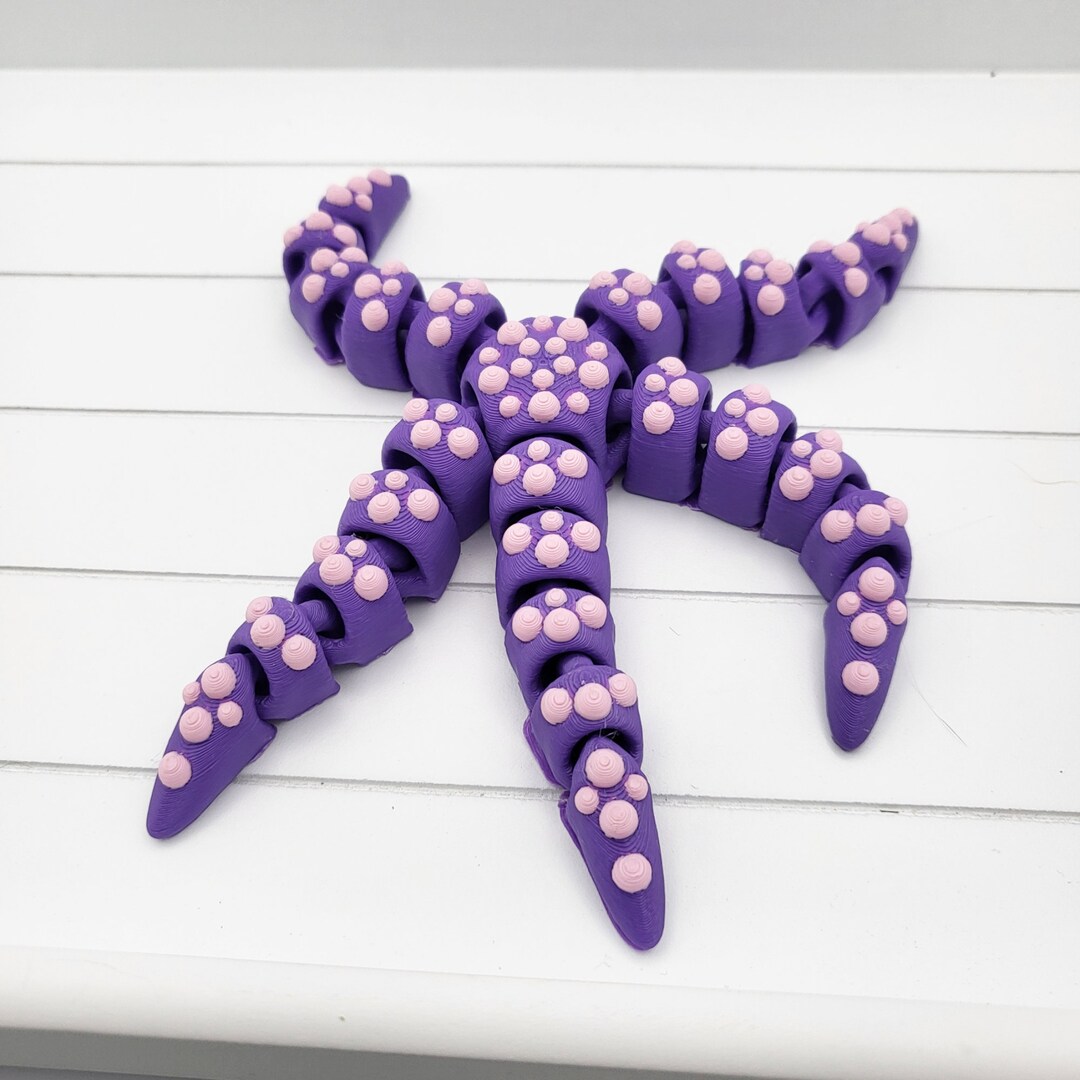 3D Printed Starfish - Fully Articulated Starfish | Starfish Flexi ...