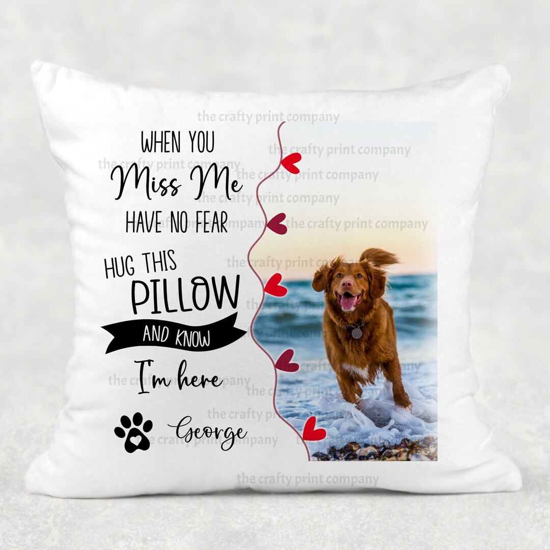 When You Miss Me Have No Fear, Hug This Cushion and Know I'm Here Photo ...