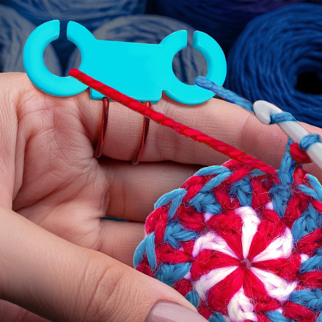 Adjustable Thimble Guide for Fast Crocheting C2C Graphghan / Norwegian ...