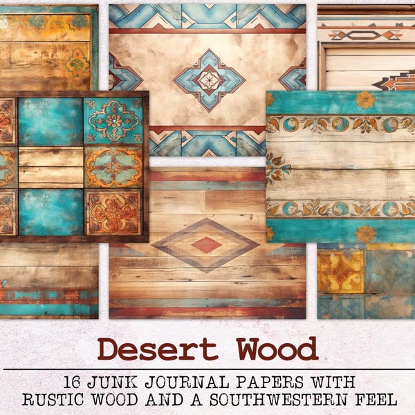 Southwestern Digital Paper - Etsy