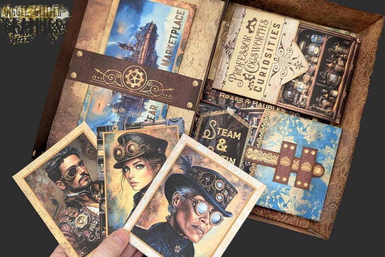 Steampunk Junk Journal Kit Gilded Gear Marketplace | With Video ...