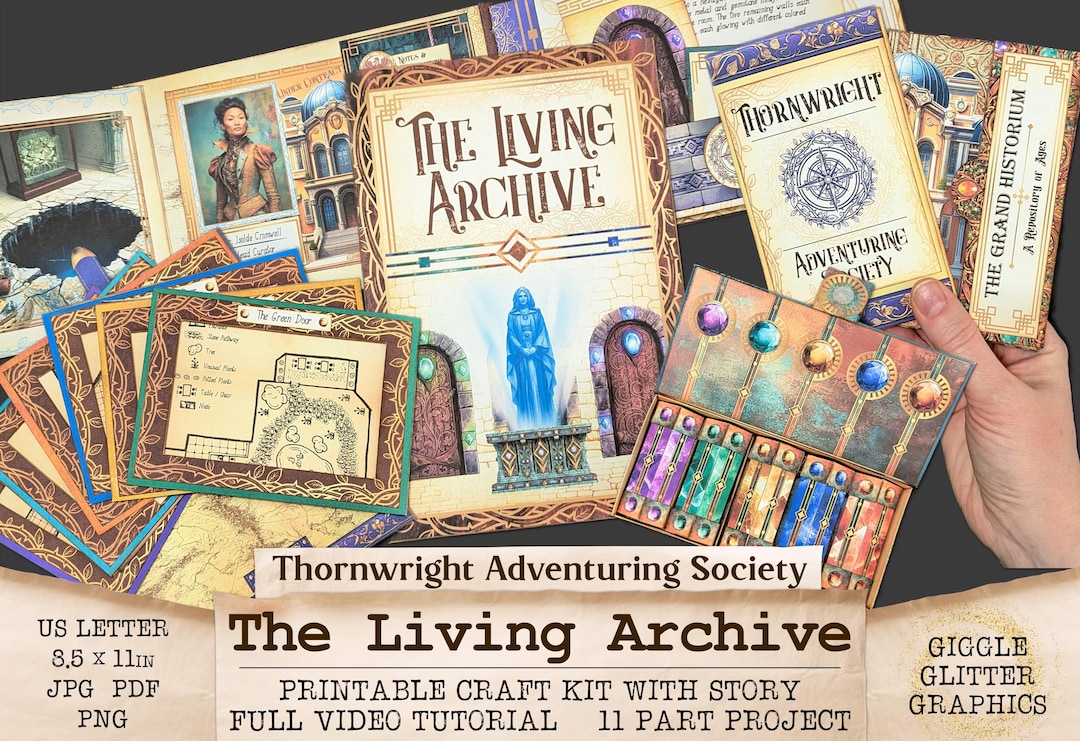 The Living Archive Junk Journal Style Kit | 11 Paper Craft Projects ...