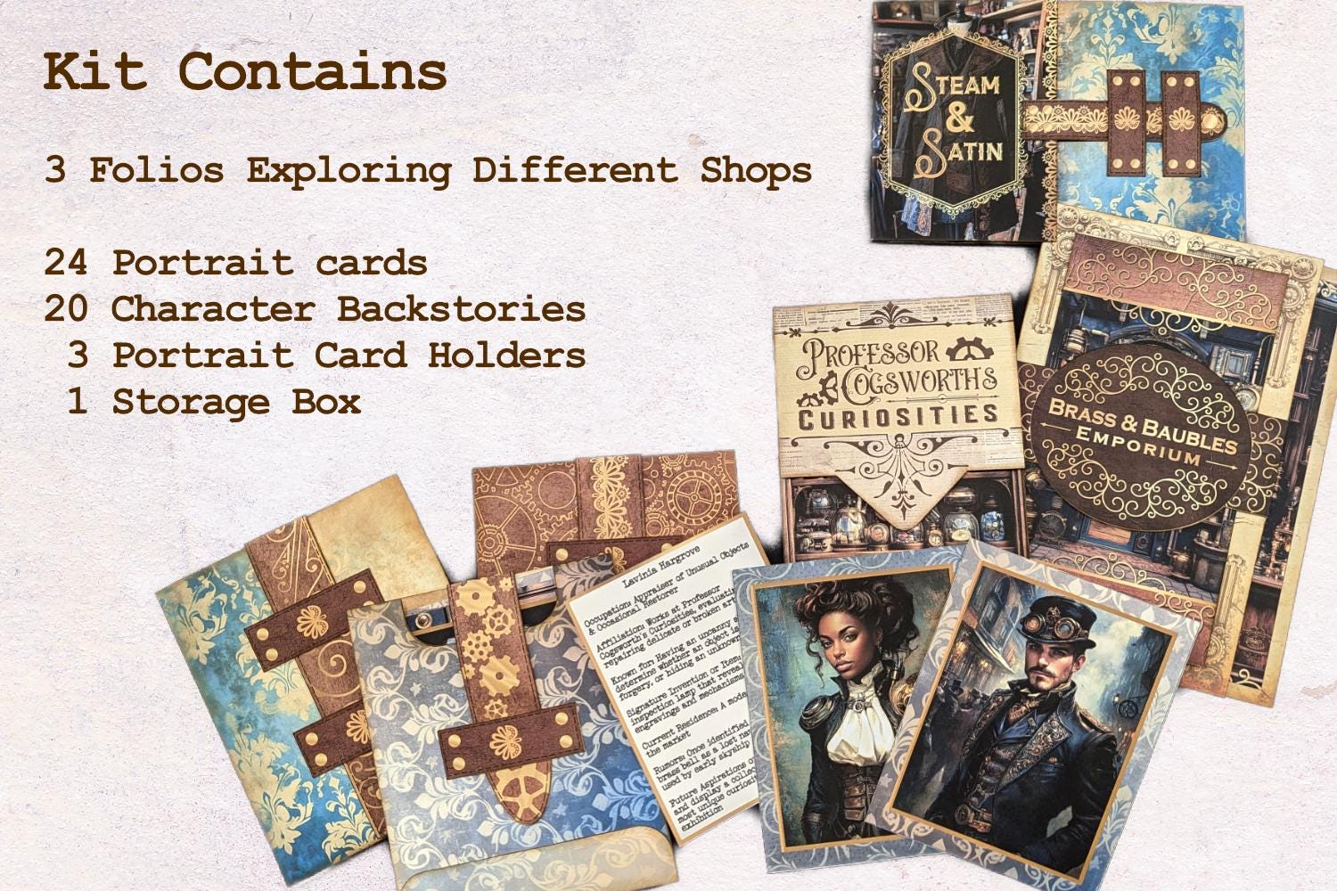 Steampunk Junk Journal Kit Gilded Gear Marketplace | With Video ...