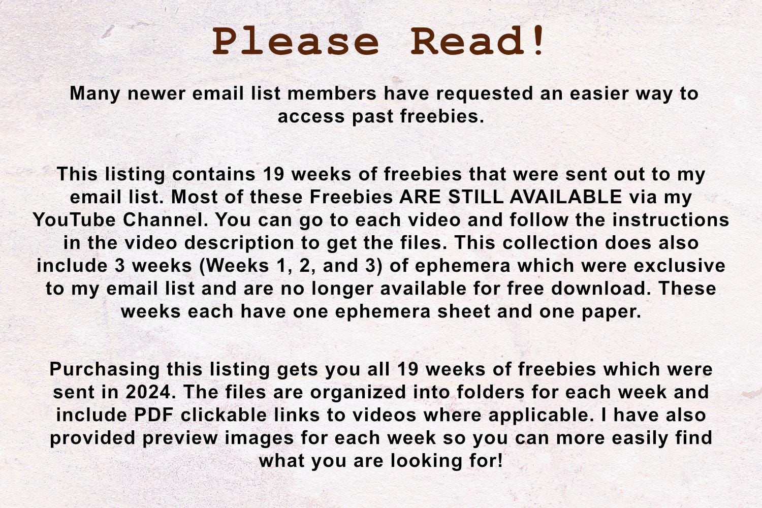 Email Freebies 1 | Junk Journal Kit Projects Folios | Printable JPG ...