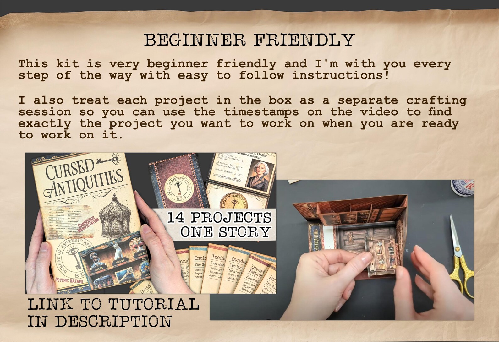 Cursed Antiquities Junk Journal Style Kit | 14 Paper Craft Projects ...