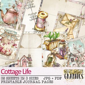 Cottage Life Junk Journal Kit BUNDLE | Complete Junk Journal Ephemera ...