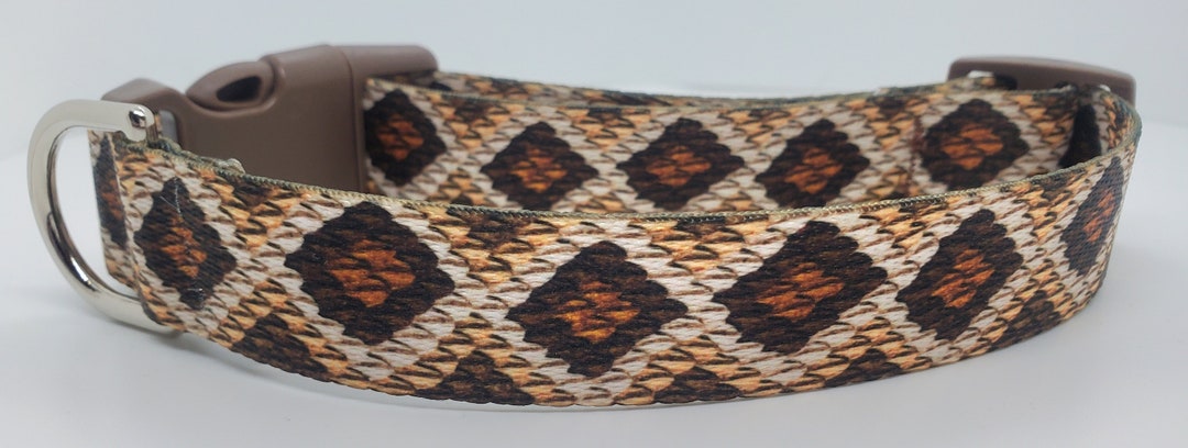 Dog Collar 1" Rattlesnake - Etsy