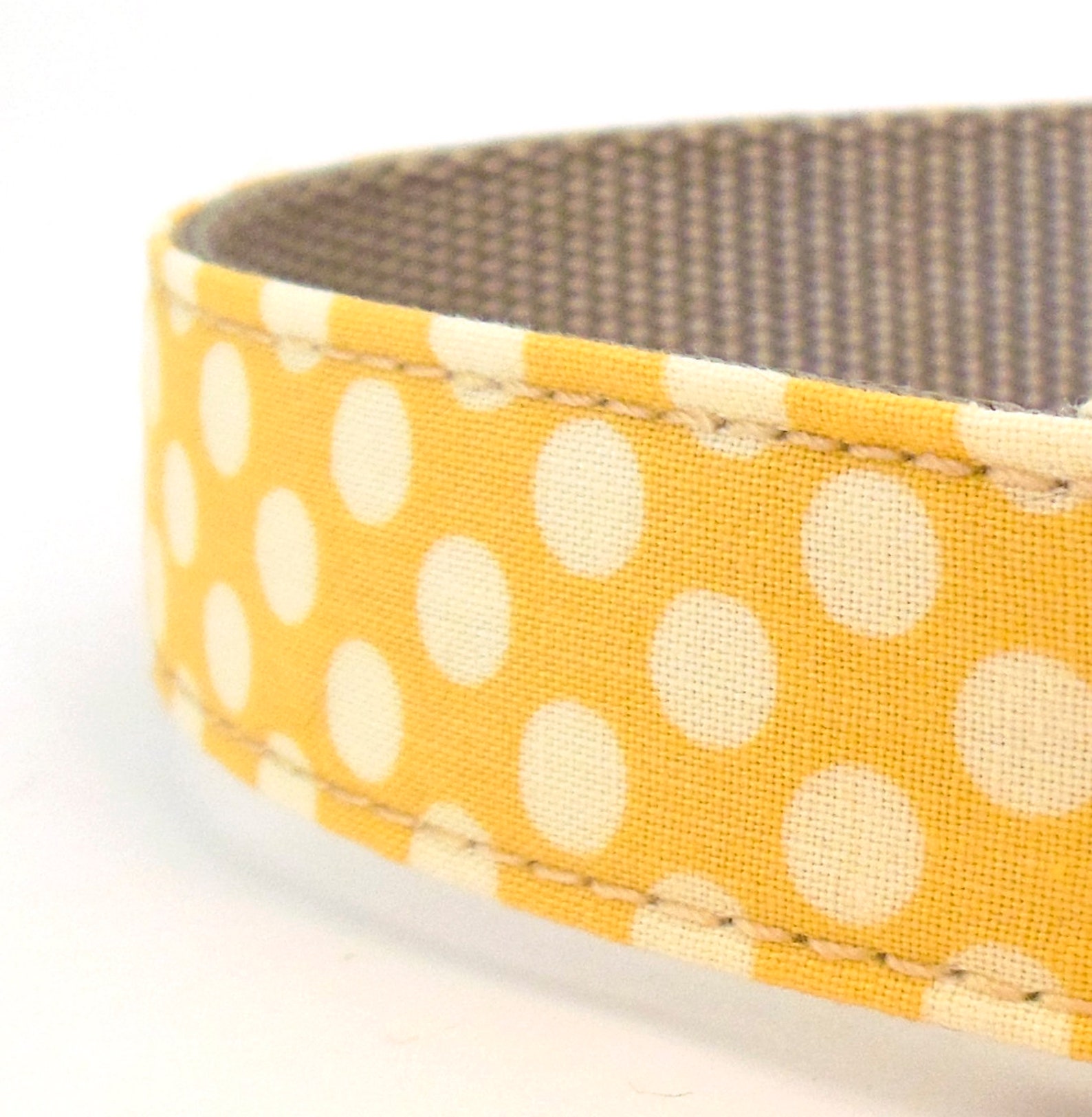 Yellow Polka Dot Dog Collar Preppy Collar Yellow Wedding - Etsy