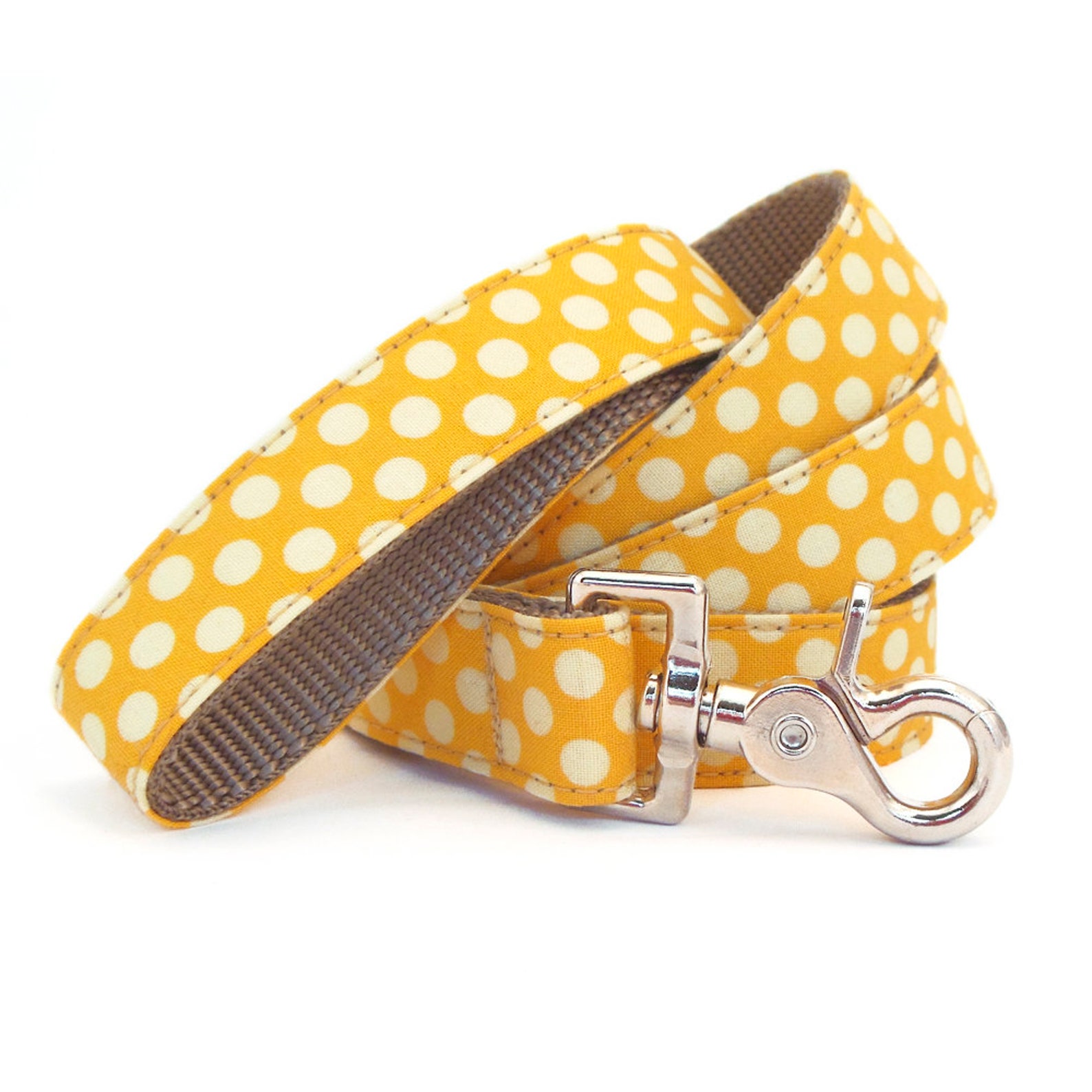 Yellow Polka Dot Dog Collar Preppy Collar Yellow Wedding - Etsy