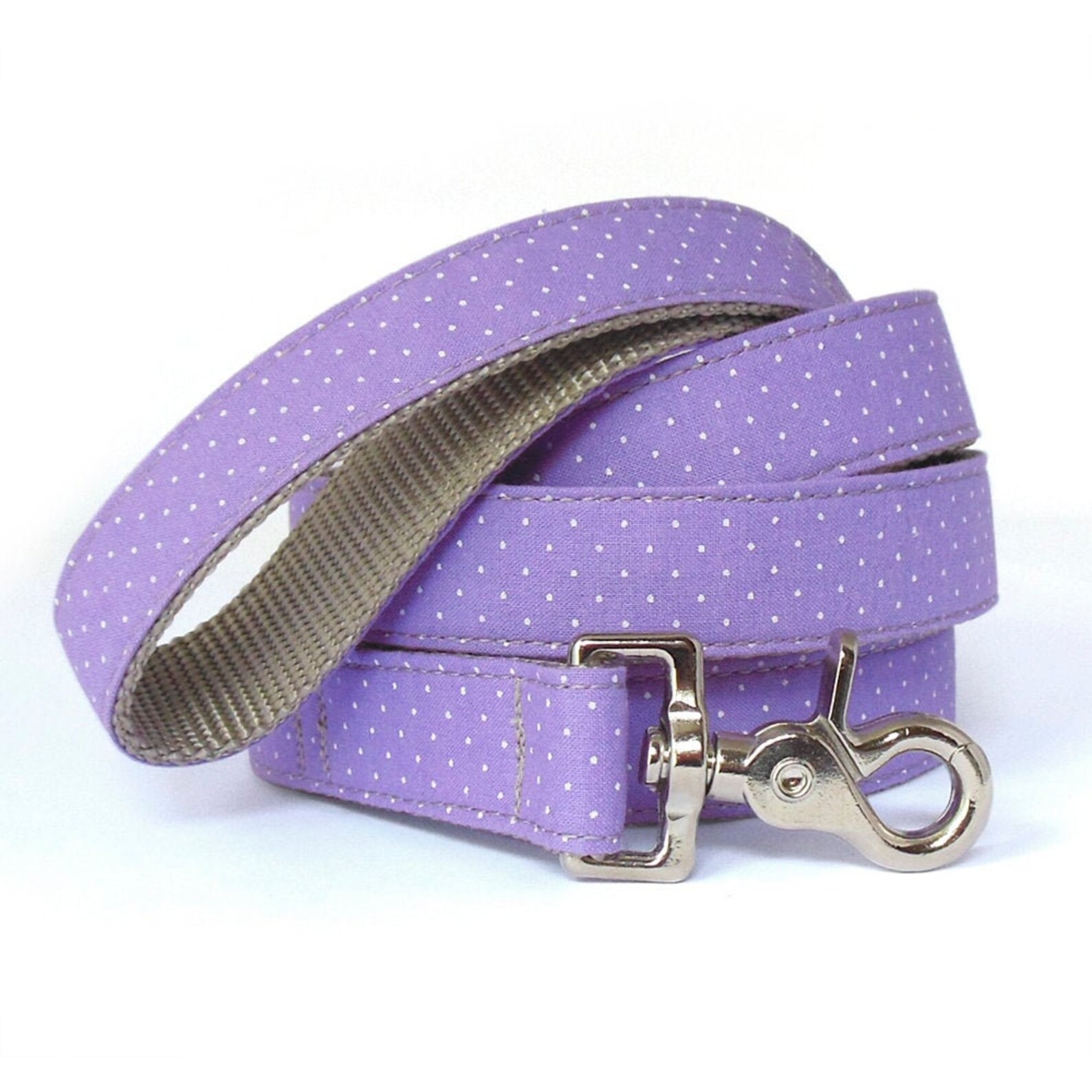 Purple Polka Dot Dog Leash Purple Dog Leash Dog Lead | Etsy