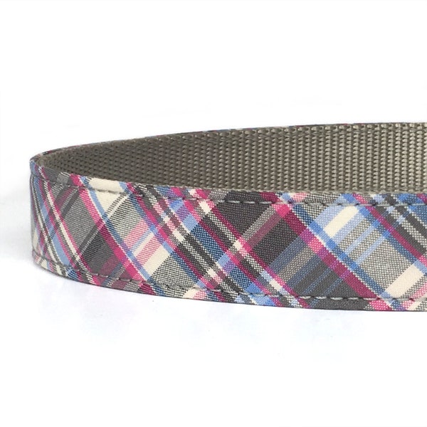 Plaid Dog Collar - Etsy