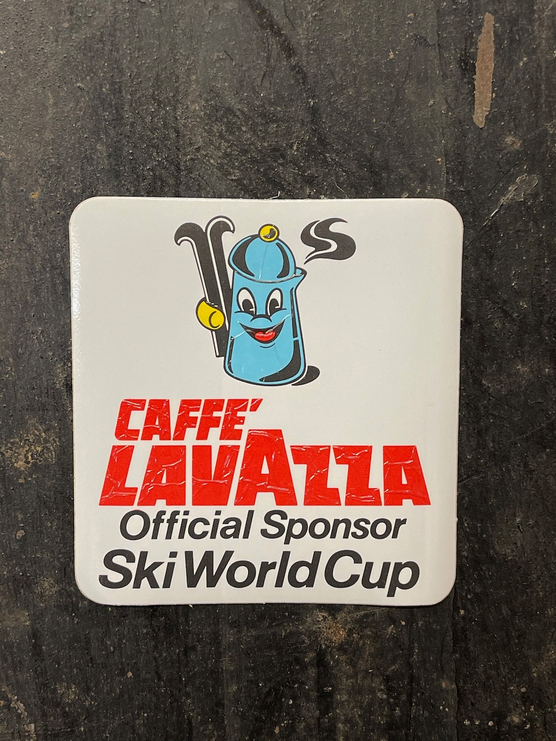 Vintage Ski World Cup Lavazza Espresso Caffe Coffee Sticker From the ...