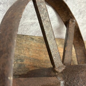 Old Iron Metal Wheel 13 Diameter Ideal as for Decor in the Home and ...