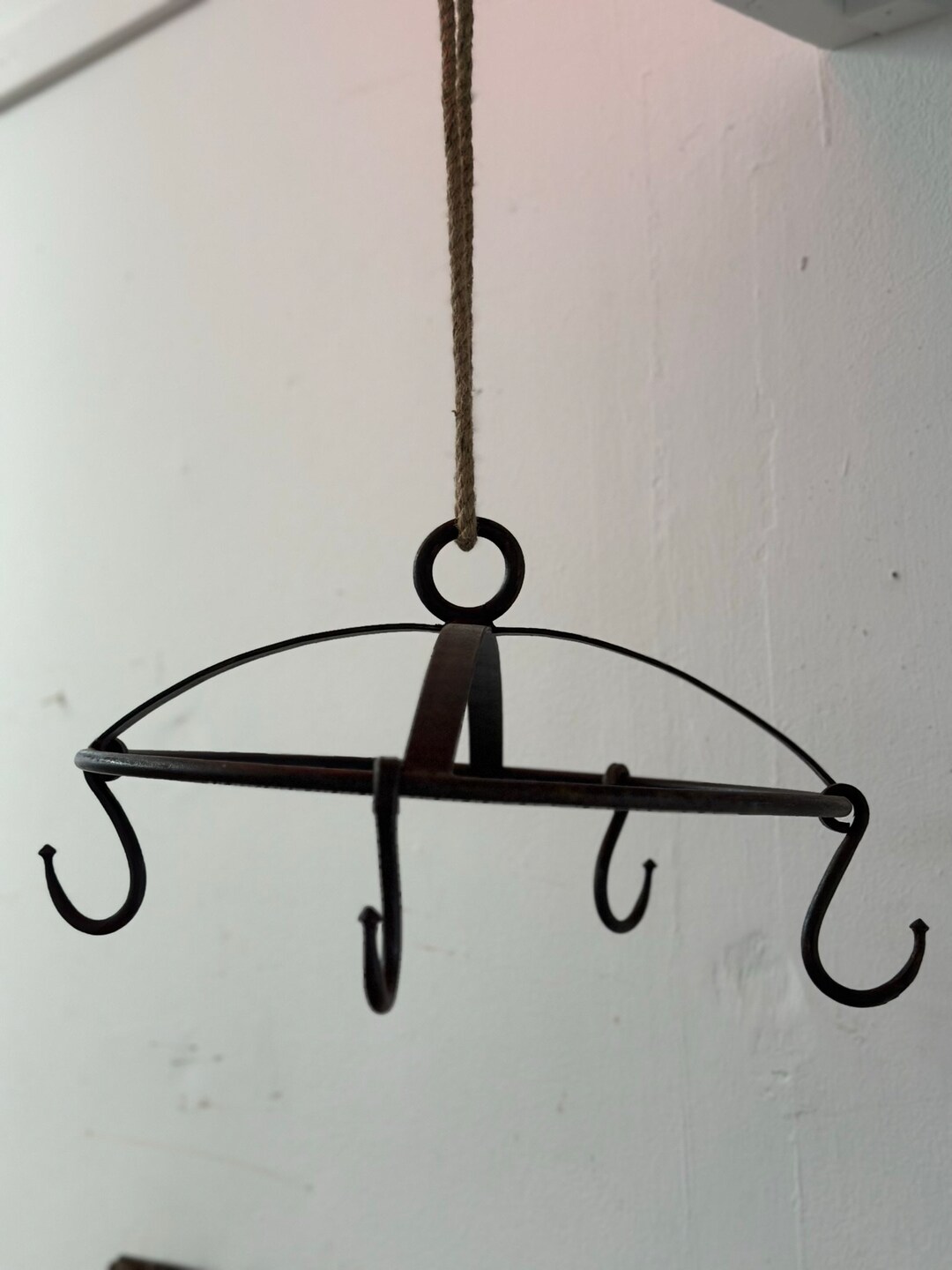 Wrought Iron Hanging Rack, Great for Creative Home Decor Projects, Wrap ...
