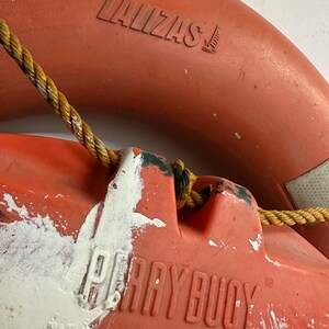 Lot of 3 Vintage Ship Life Ring Preserver Buoys, Salvaged From Old ...