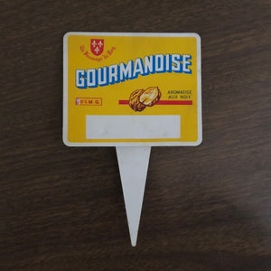 Vintage French Cheese Pricing Signs From A Fromagerie in France, Set of ...