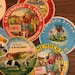 Vintage Lot of 6 French Cheese Labels Etiquette Fromage for ...