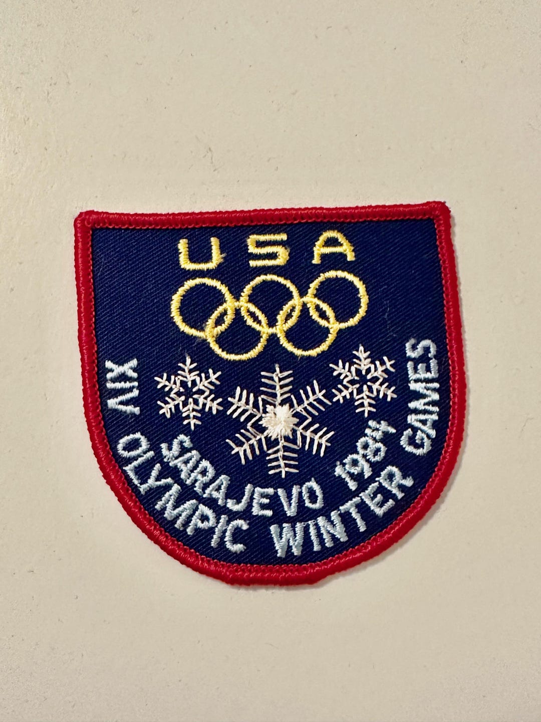 Vintage Sarajevo 1984 Olympic Winter Games Sew on Embroidery Patch, 3 ...