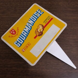 Vintage French Cheese Pricing Signs From A Fromagerie in France, Set of ...