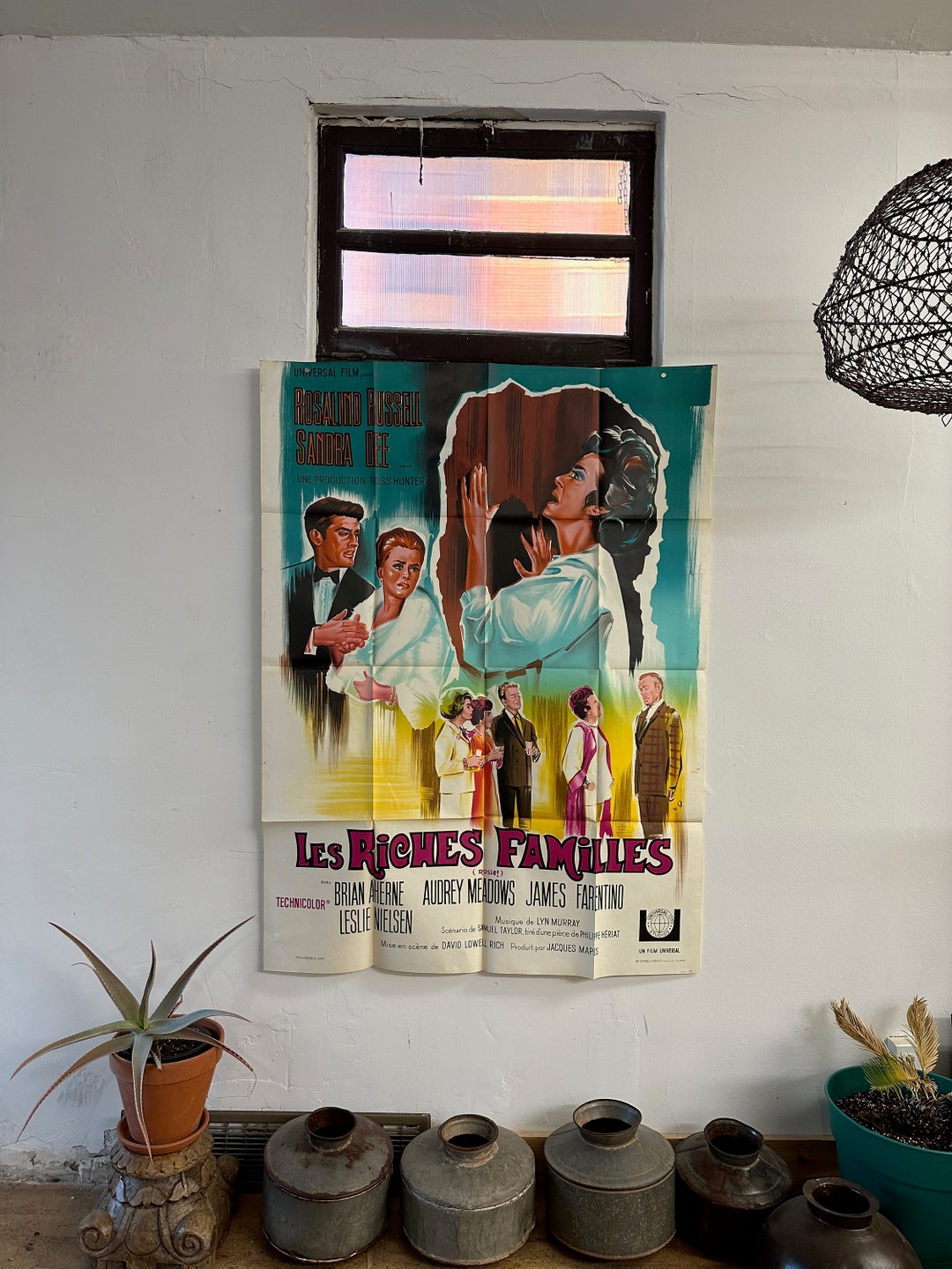 Vintage Film Movie Poster Affiche From France for 1967 American Film ...