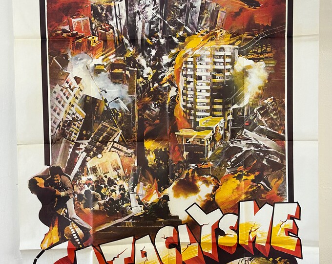 Large Vintage Film Movie Poster Affiche From France for 1980 Japanese ...