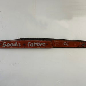 Authentic Vintage Truck Sign With Goods Carrier Hand Painted on It ...