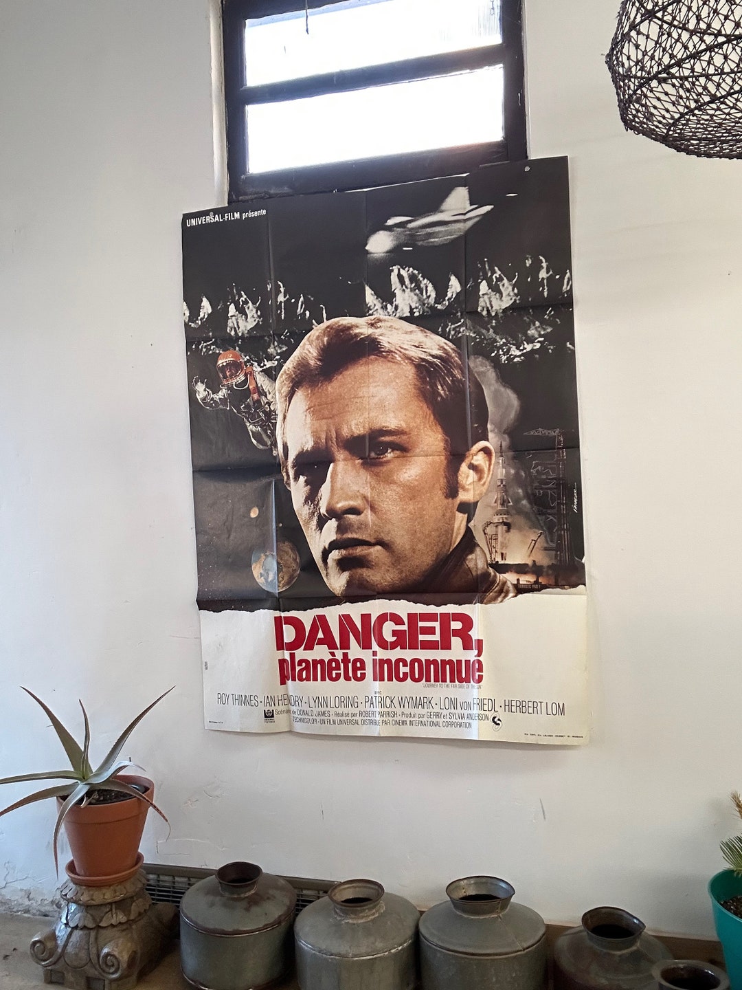 Vintage Film Movie Poster Affiche From France for 1969 Scifi Film ...