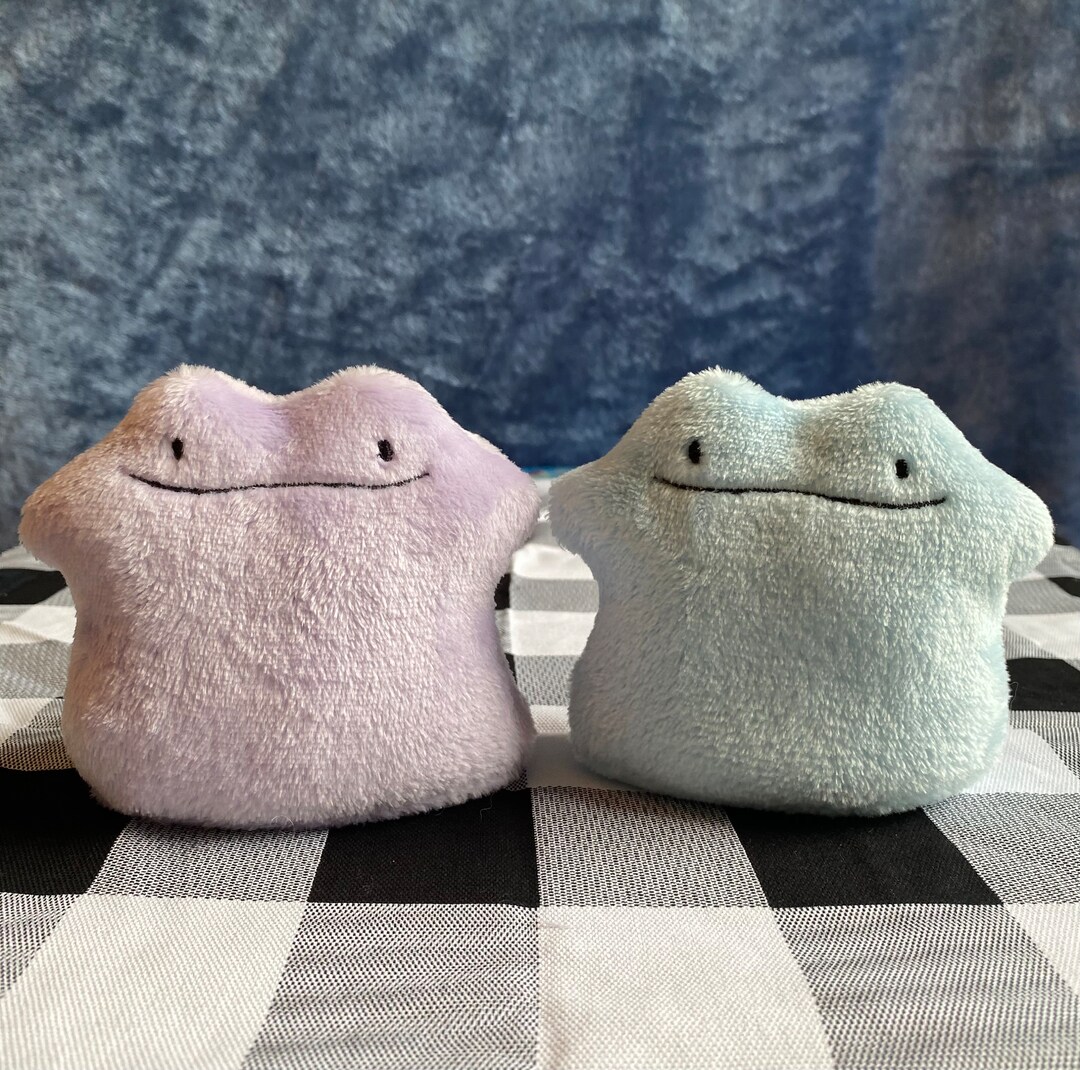 Ditto Pokemon Inspired Beanie Plush Handmade Plush - Etsy