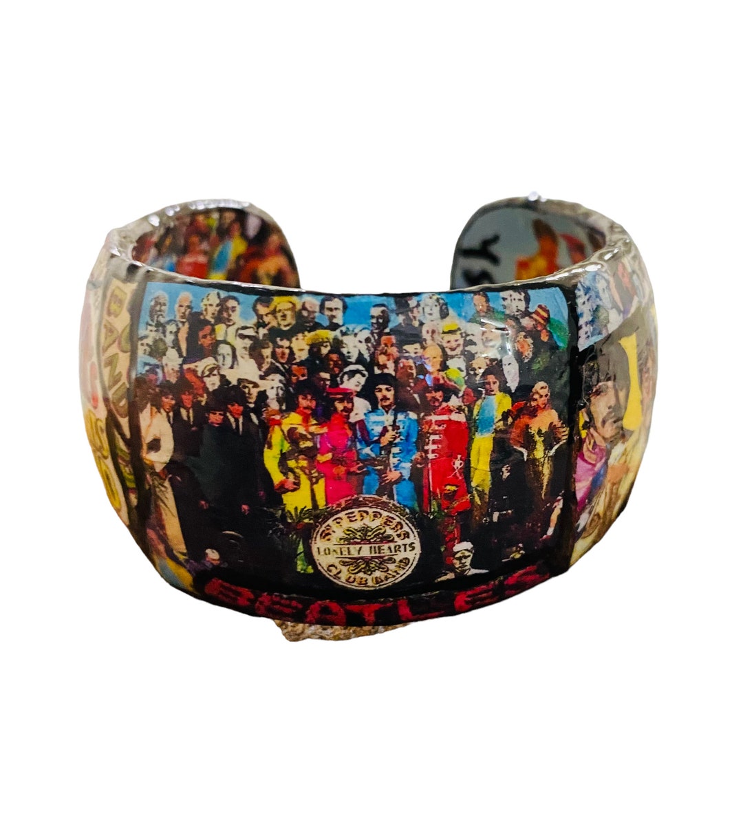 The Beatles SGT Peppers Album Cuff Bracelet Beatles Gift Beatles ...