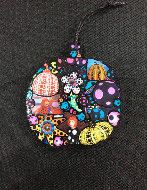 Yayoi Kusama Christmas Ornament/red Pumpkin/dot Art/art Lover - Etsy