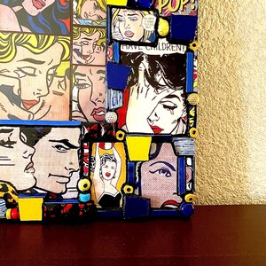 NYC Pop Art Comic Book Collage Art/roy Lctenstein Art/pop Art/people ...